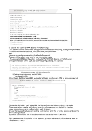 Oracle Application Continuity with Oracle RAC for java | PDF