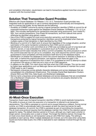 Oracle Application Continuity with Oracle RAC for java | PDF