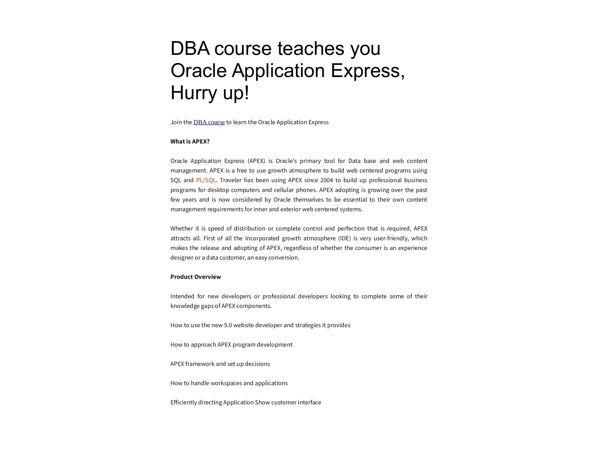 Oracle application express_000 | PPT