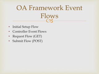 Oracle application framework (oaf) online training | PPTX