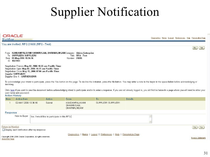 Oracle Applications 11.5.10 Sourcing Training