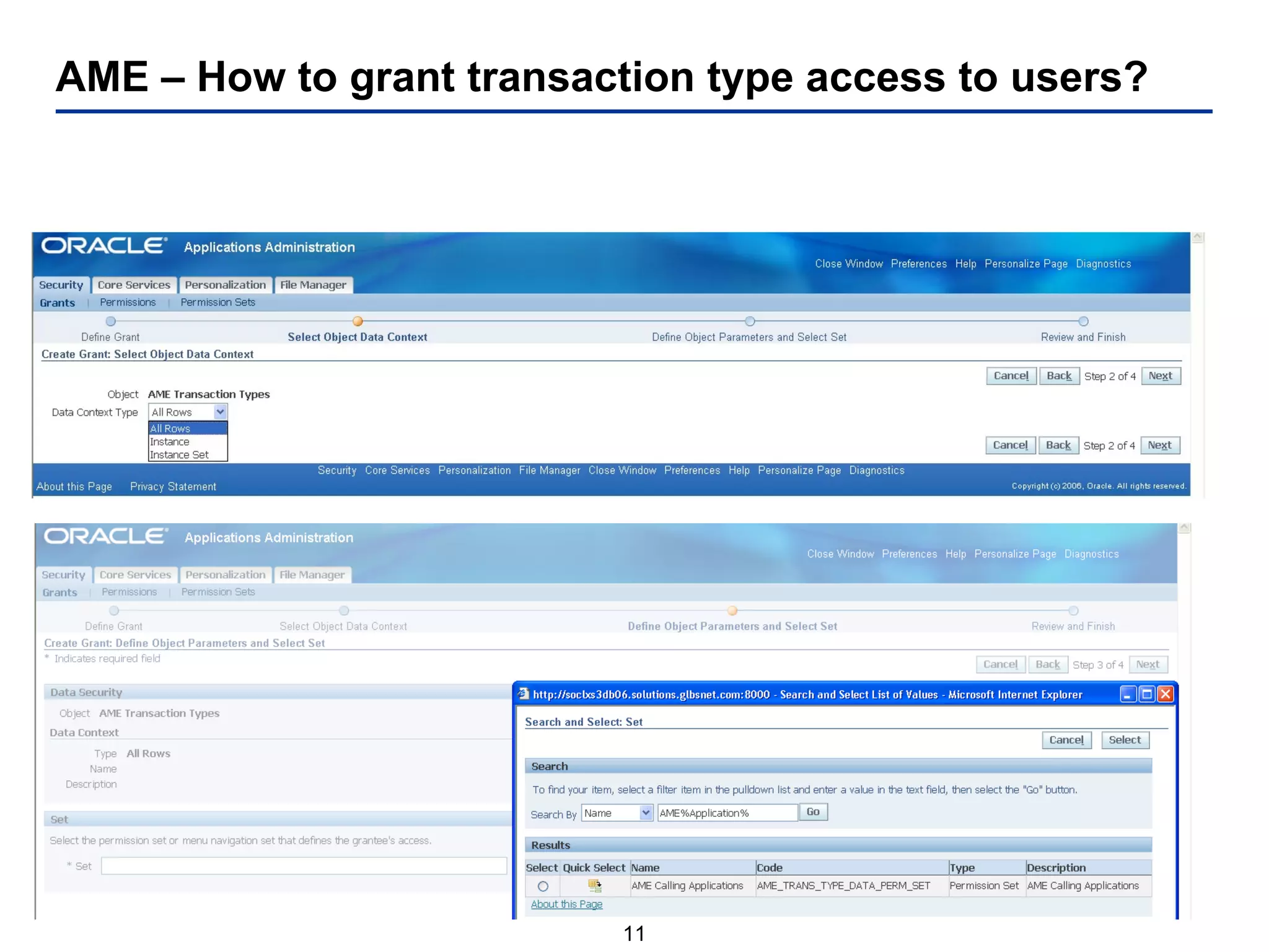 Oracle Applications - R12 Approvals Management Engine - AME Training | PPT