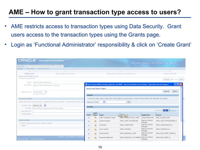 Oracle Applications - R12 Approvals Management Engine - AME Training | PPT