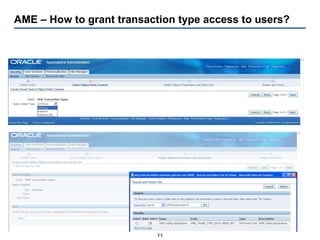Oracle Applications - R12 Approvals Management Engine - AME Training | PPT