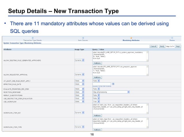 Oracle Applications - R12 Approvals Management Engine - AME Training | PPT