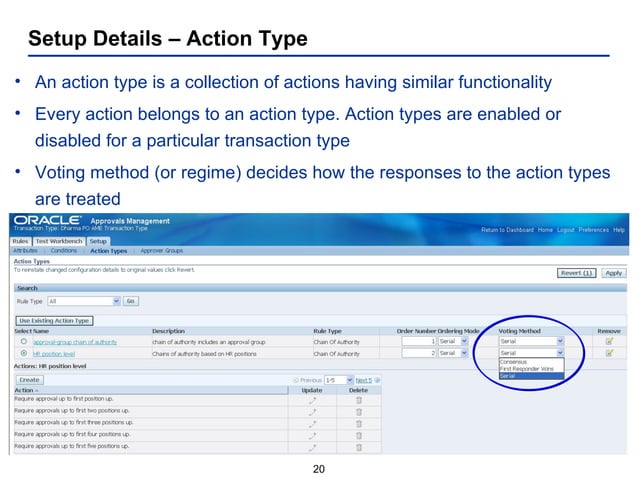 Oracle Applications - R12 Approvals Management Engine - AME Training | PPT