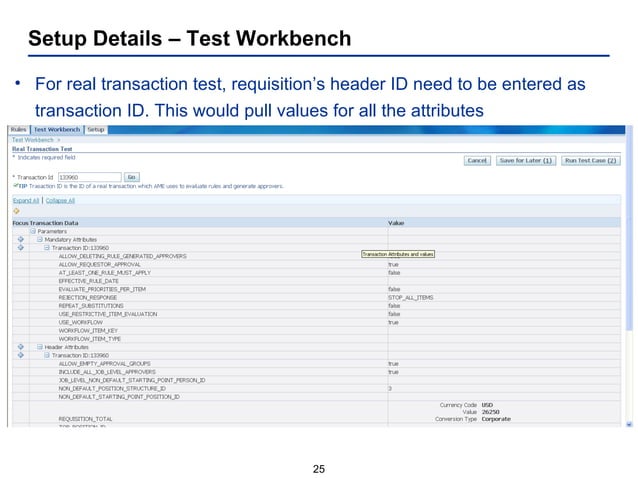 Oracle Applications - R12 Approvals Management Engine - AME Training | PPT