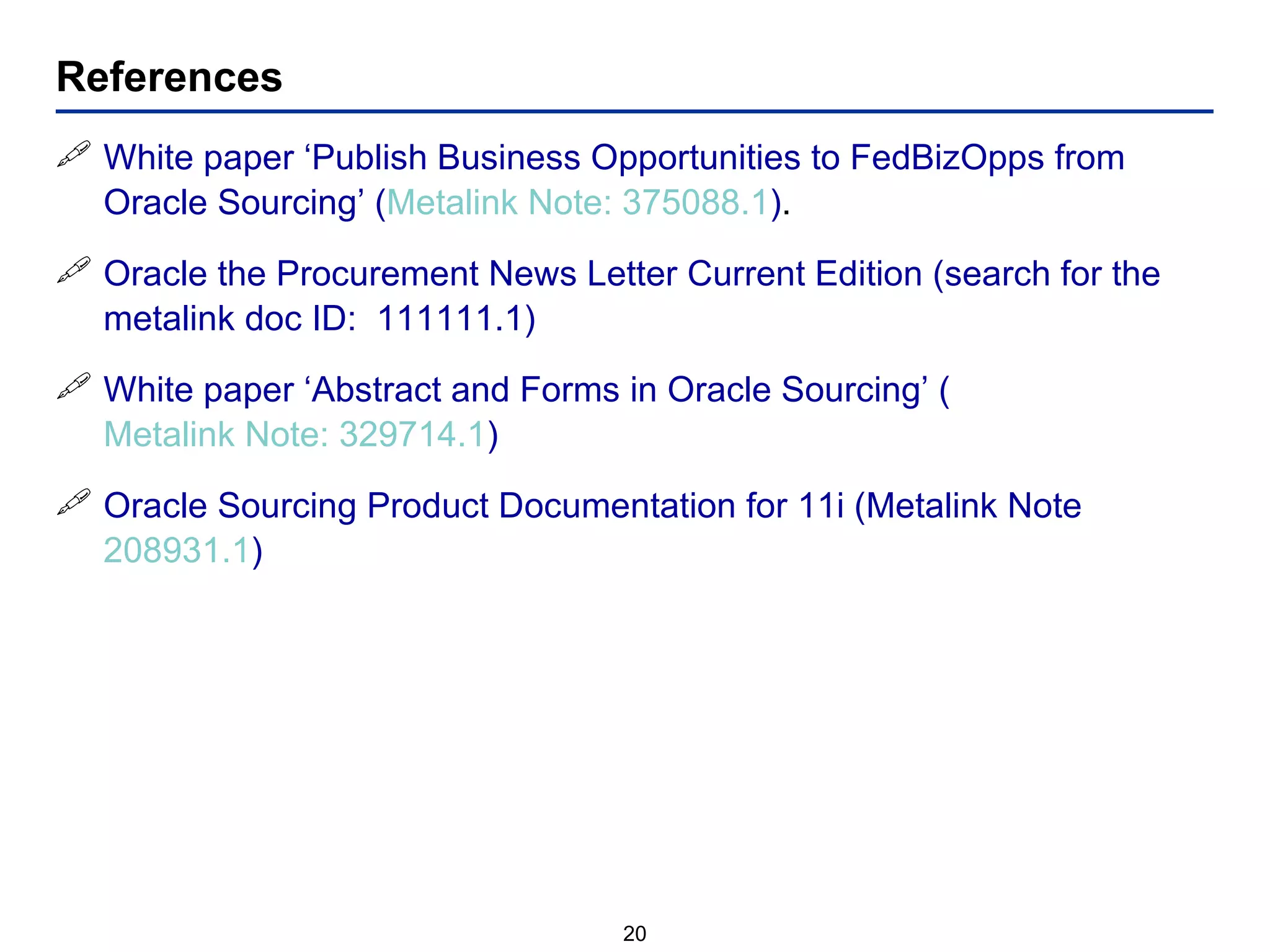 Oracle Applications R12 Sourcing Training | PPT