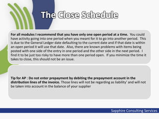 Oracle Applications Period Closing Processes Humtv | PPTX