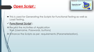 Oracle application testing suite (OATS) | PPTX