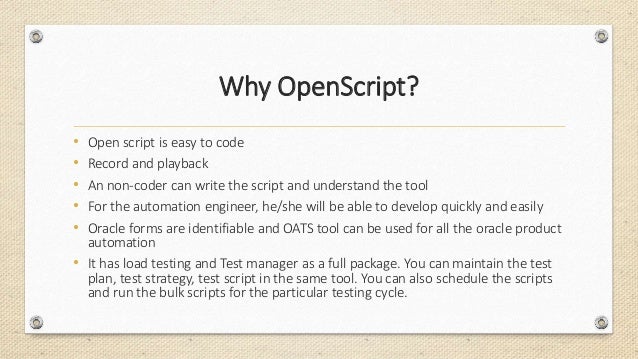 Oracle Application Test Suite
