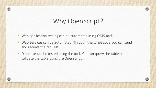 Oracle Application Test Suite