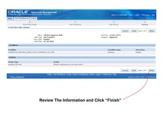 Oracle Approval Management Engine(AME) | PDF