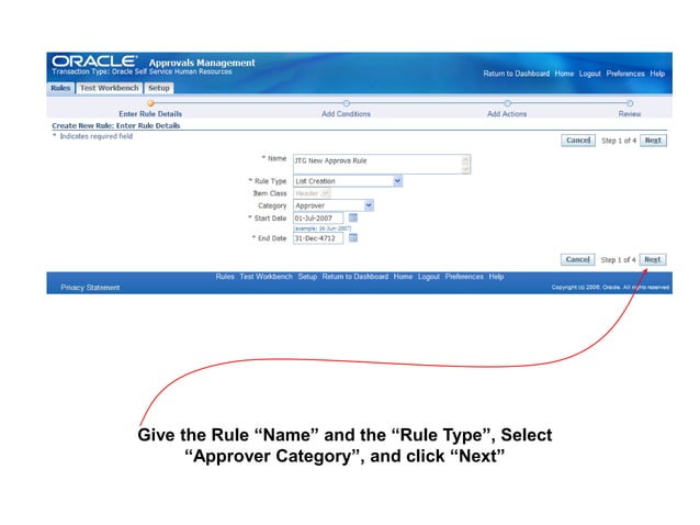 Oracle Approval Management Engine(AME) | PDF | Technology & Computing