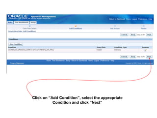 Oracle Approval Management Engine(AME) | PDF