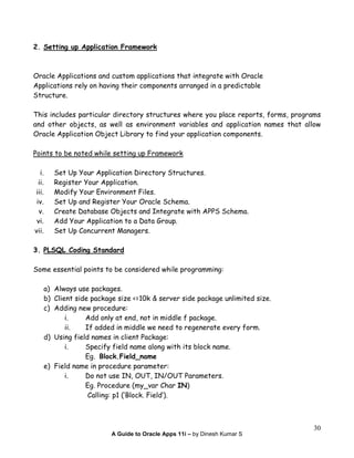 Oracle apps 11i tutorial(v2) | PDF