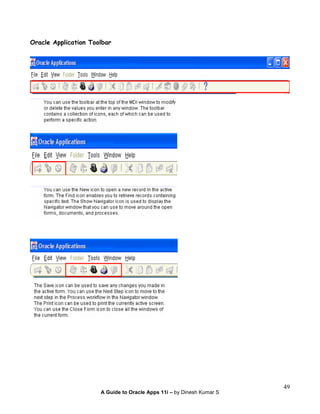 Oracle apps 11i tutorial(v2) | PDF