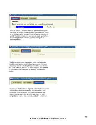 Oracle apps 11i tutorial(v2) | PDF