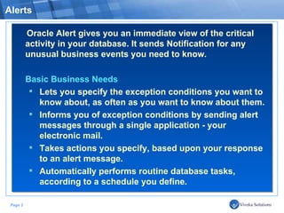 Oracle Applications Alerts | PPT