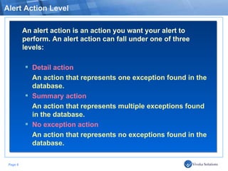 Oracle Applications Alerts | PPT | Operating Systems | Computer Software and Applications