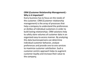 Oracle apps crm | PPT