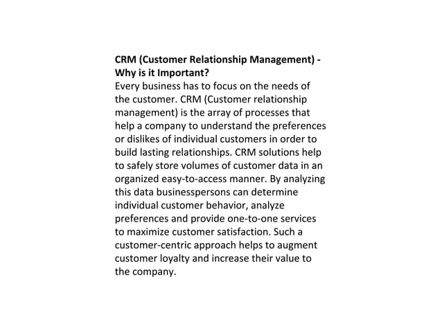 Oracle apps crm | PPT