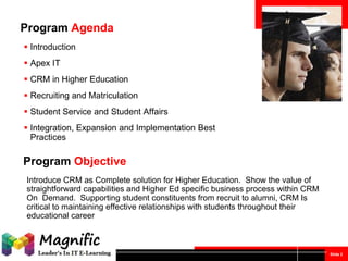 Oracle apps crm operations and configuration | PPT