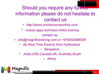 Oracle apps crm operations and configuration | PPT