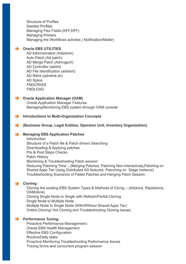 Oracle App's DBA Training Noida Delhi NCR | PDF | Operating Systems | Computer Software and ...