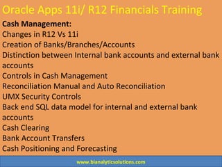 Oracle APPS R12 Functional Online Training by Real Time Experts in USA ...