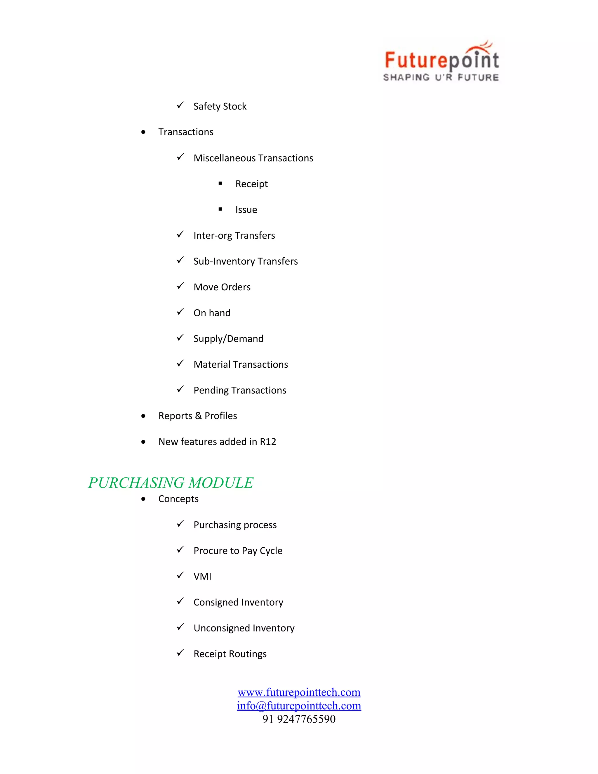 Oracle Apps R12 Scm Functional Training Doc