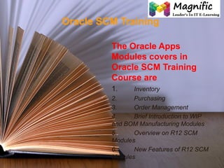 Oracle apps scm online training in american samoa | PPT