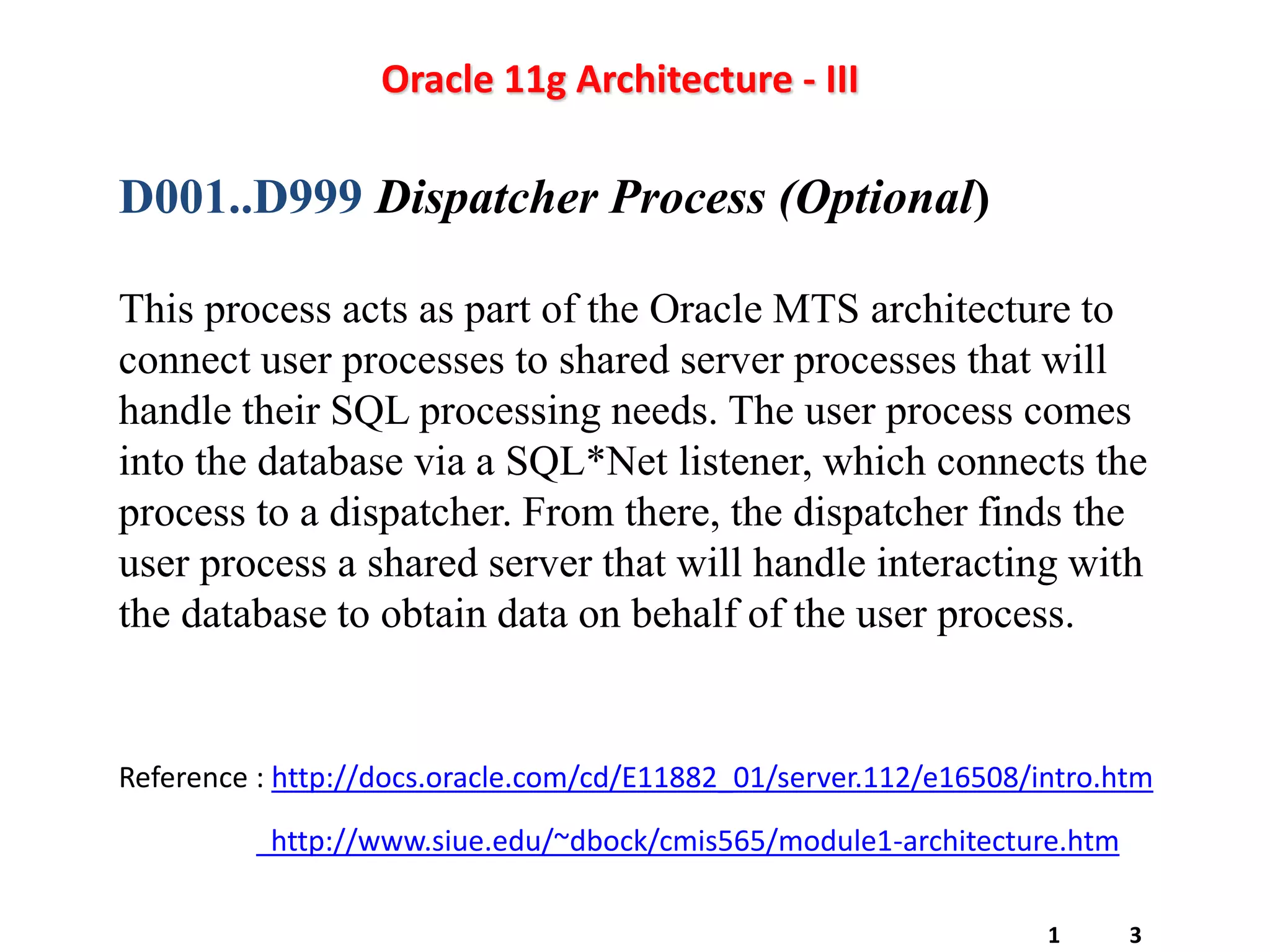 ORACLE Architechture.ppt