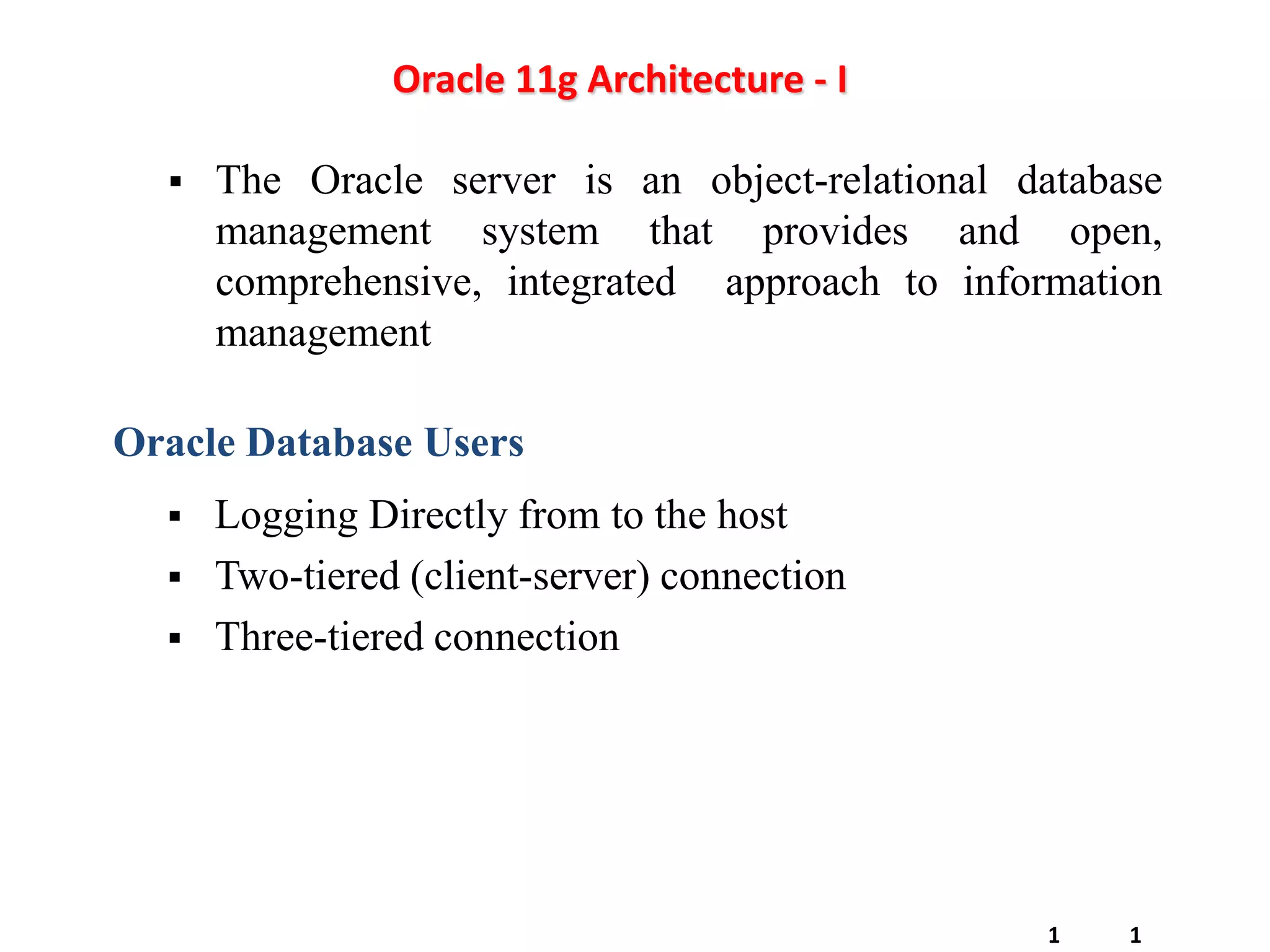 ORACLE Architechture.ppt