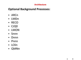 ORACLE Architechture.ppt