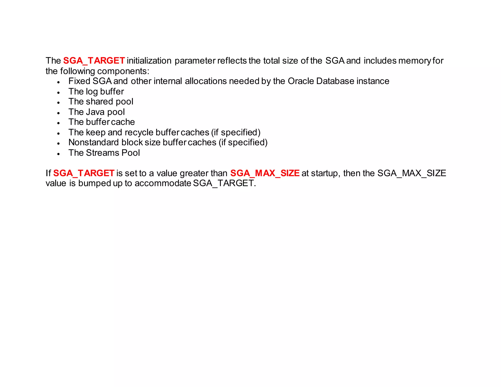 Oracle architecture | DOCX