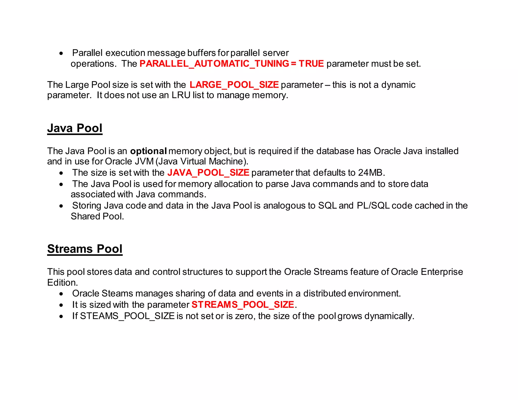 Oracle architecture | DOCX