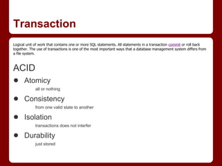 Oracle RDBMS architecture | PDF