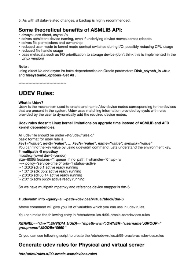 🔴oracle Asm Filter Driver And Asmlib And Udev🔴pdf