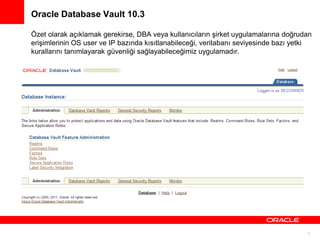 Oracle Audit Vault & Database Vault | PPT