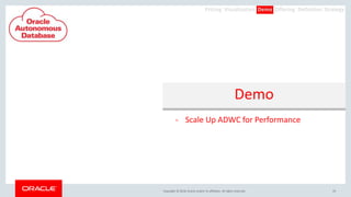 Oracle Autonomous Data Warehouse Cloud Webex - with Demo | PPTX | Cloud ...