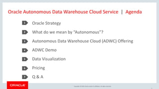 Oracle Autonomous Data Warehouse Cloud Webex - with Demo | PPTX | Cloud ...
