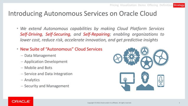 Oracle Autonomous Data Warehouse Cloud Webex - with Demo | PPTX | Cloud ...