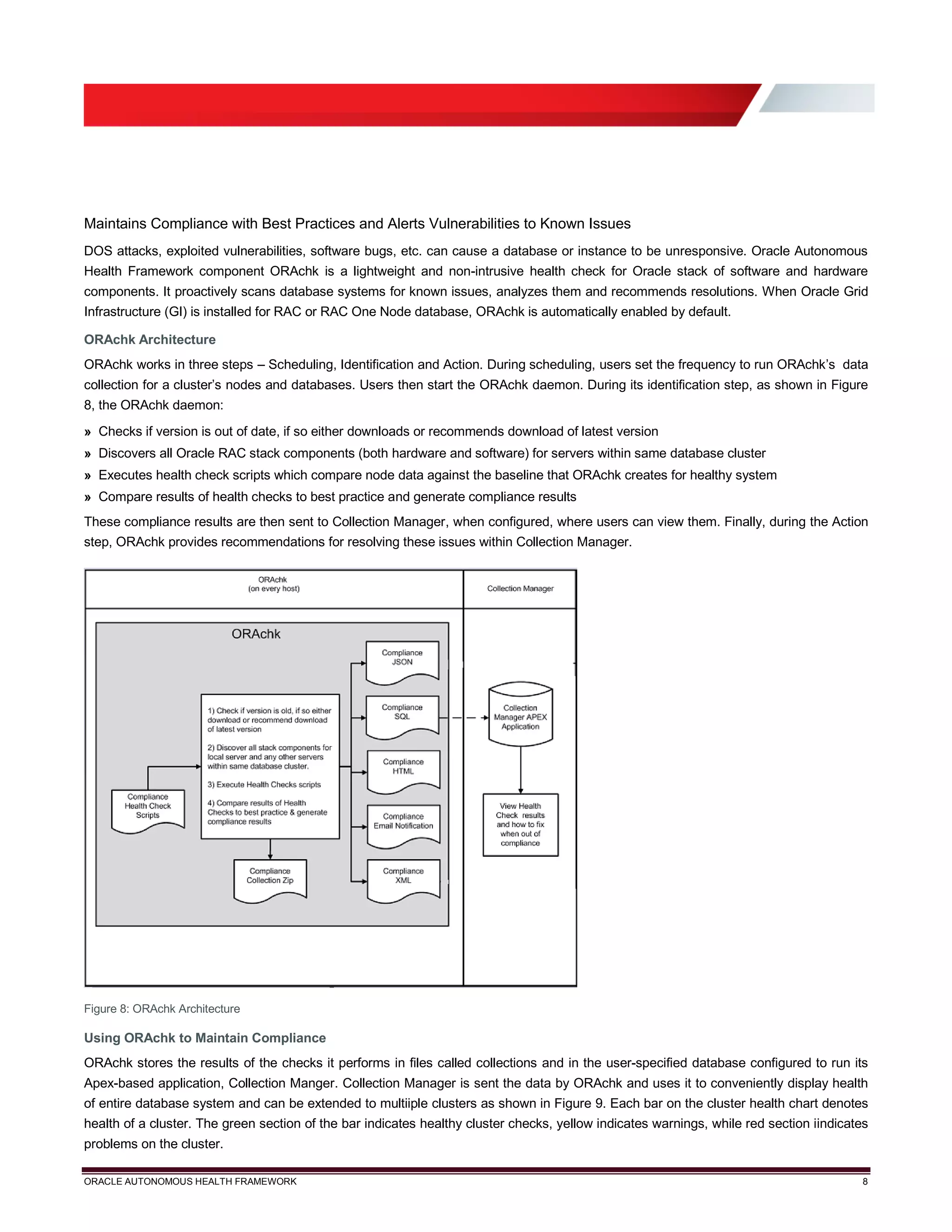 Oracle Autonomous Health Framework (AHF) White Paper | PDF