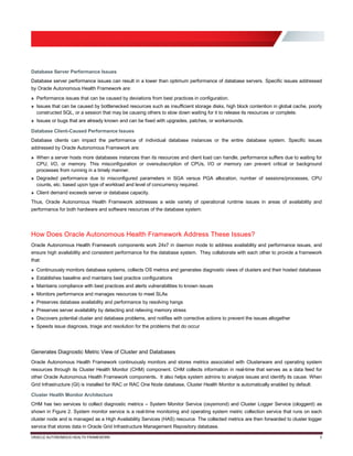 Oracle Autonomous Health Framework (AHF) White Paper | PDF
