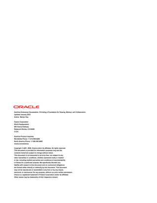 Oracle AutoVue Enterprise Visualization | PDF
