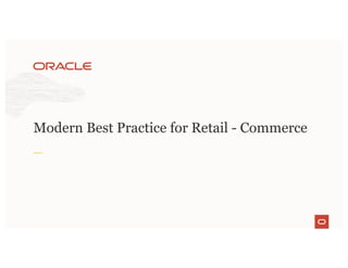 Oracle supply chain manufacturing best practice Retail cloud | PDF