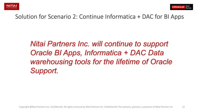 Oracle Bi Applications Support Direction Ppt