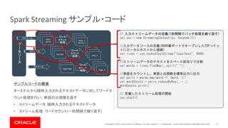 [Oracle big data jam session #1] Apache Spark ことはじめ | PDF