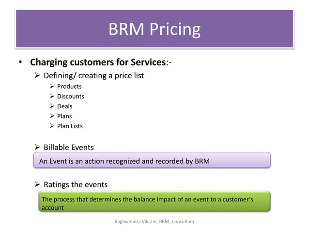 Oracle Billing and Revenue Management(BRM) | PPTX | Credit Cards ...